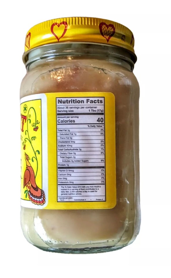 Wos-Wit Pennsylvania Dutch Farm Made Bacon Dressing - 18oz Mason Jar ...