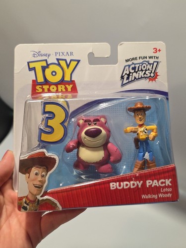 DISNEY PIXAR TOY STORY 3 BUDDY PACK LOTSO, WALKING WOODY (MATTEL T0429 ...