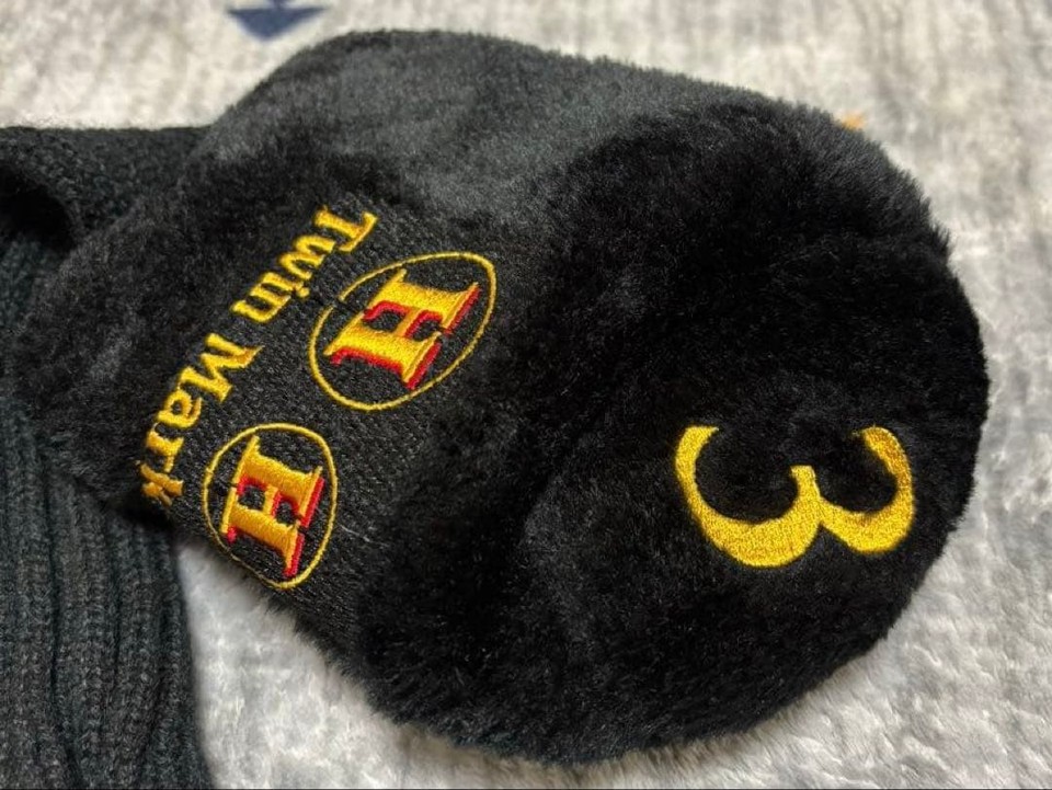 Twin Mark Fairway Wood Head Cover No.3 Black Used | eBay