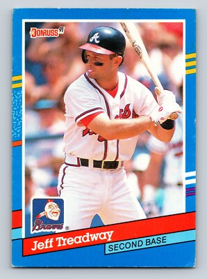 Jeff Treadway 1991 Donruss #117a Atlanta Braves | eBay