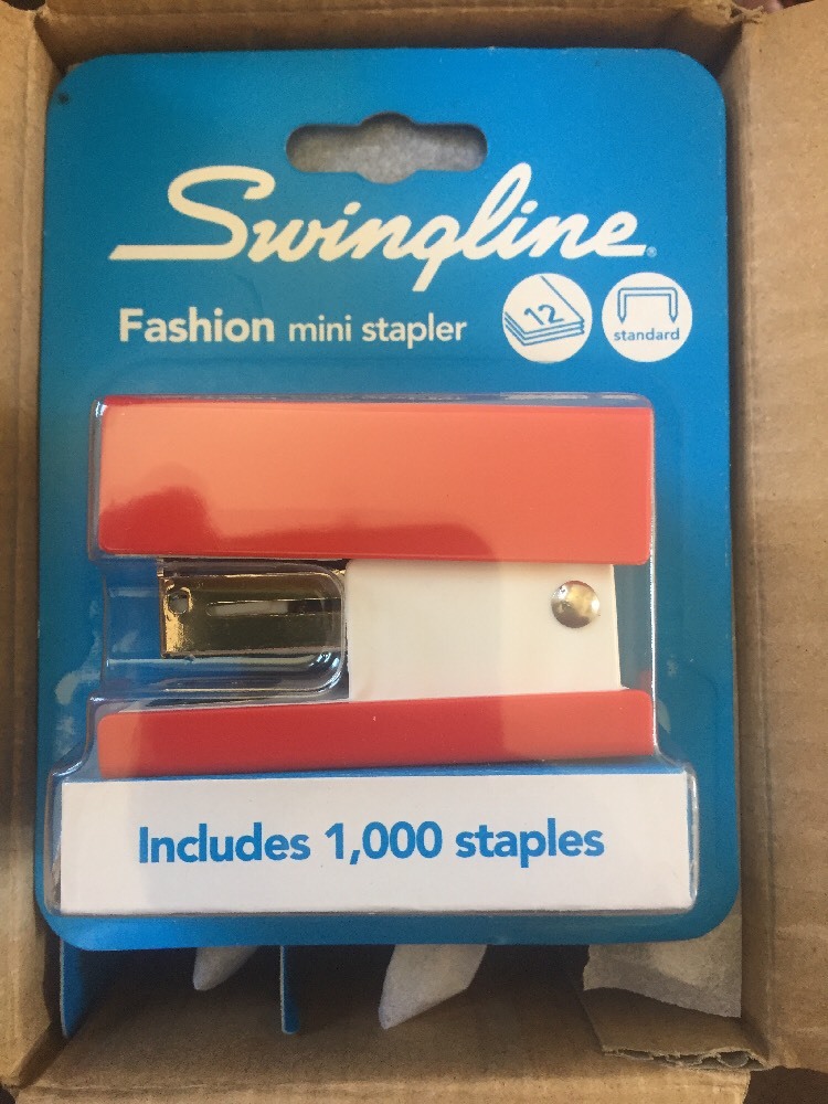 Lot Of 6 Swingline Mini Fashion Stapler, 12 Sheets, Red (S7087873) | eBay