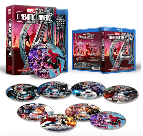 Marvel Studios Cinematic Universe 23 Movie Collection Blu-ray 8 Disc ...