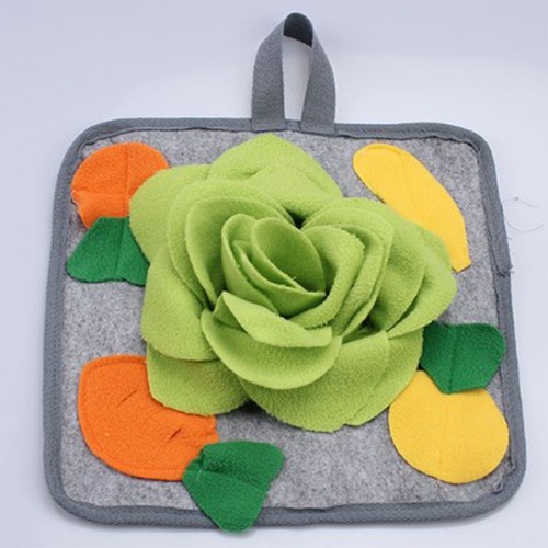 Polar Fleece Simple Rabbit Sniffing Pad 11.81*11.81 Inch Pet Sniffing ...