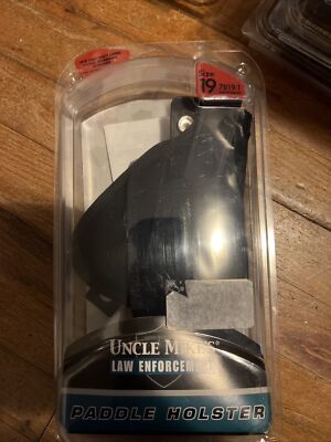Uncle Mike's Law Enforcement Paddle Holster Size 19 Right Hand - 7819-1 ...