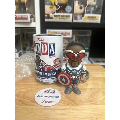 LIMITED EDITION Captain America Funko Soda Falcon Wilson Marvel Brave ...