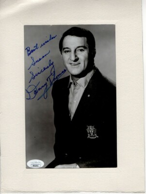 Danny Thomas Signed Autographed Matted 6X9 Photo Hollywood Legend JSA ...