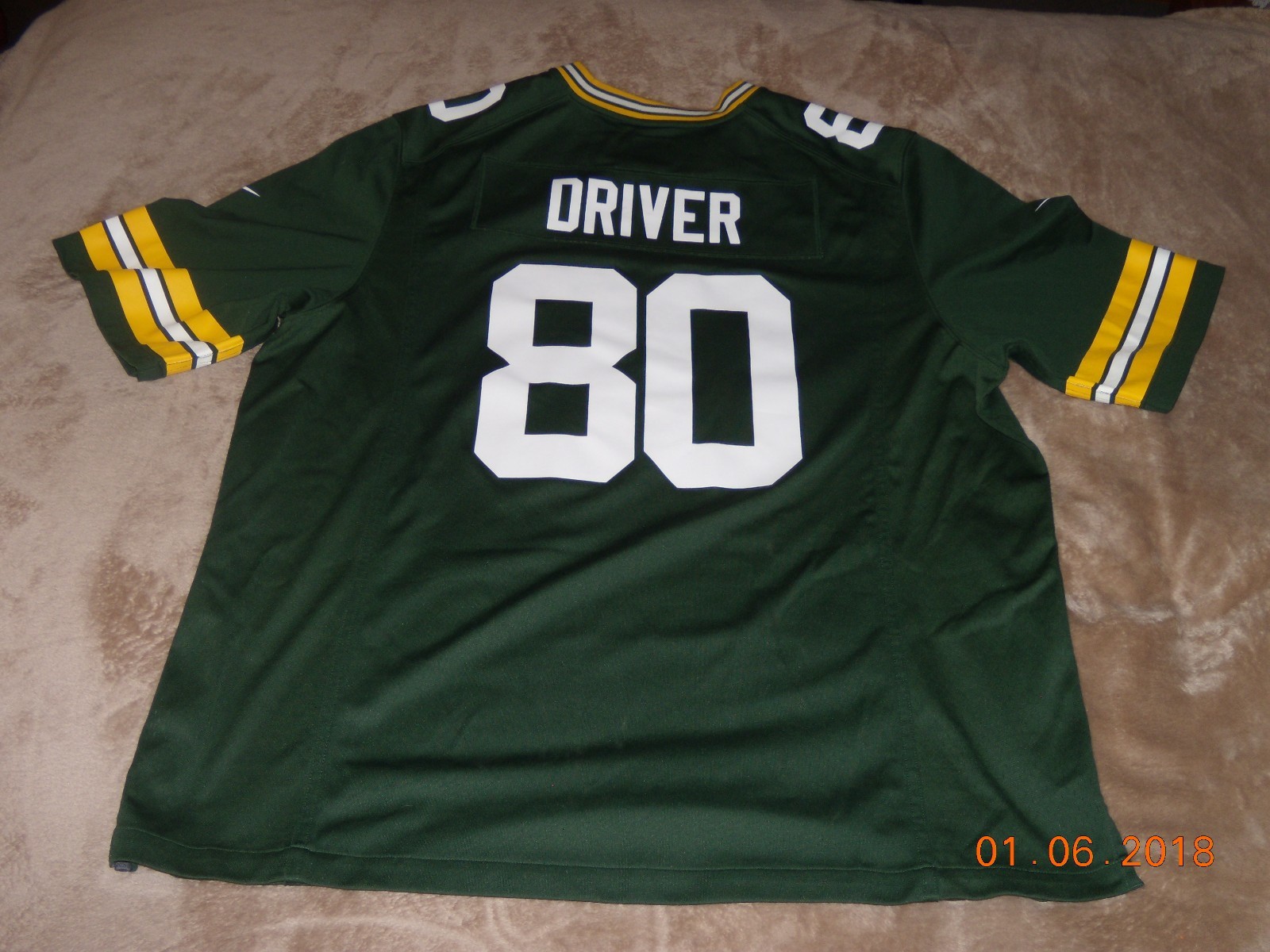 Vintage Nike Green Bay Packers Donald Driver NFL Home Jersey (size XXL ...