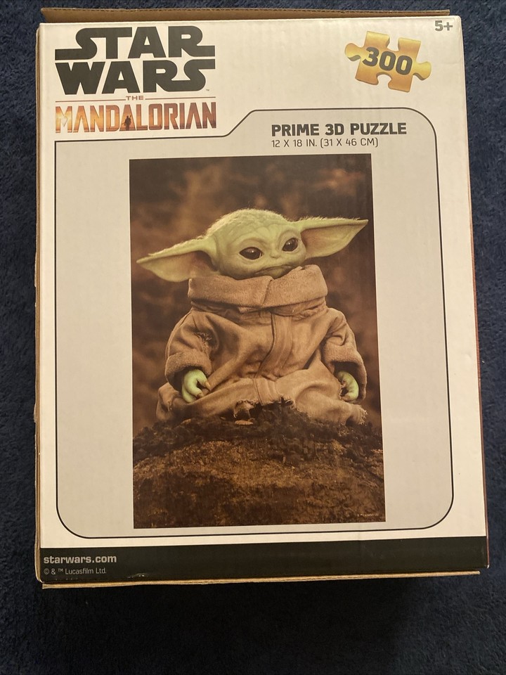 Disney Star Wars The Mandalorian Yoda Prime 3D Jigsaw Puzzle 300 Pieces ...