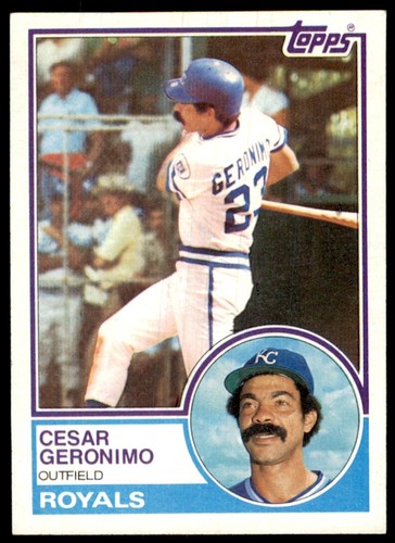 1983 TOPPS CESAR GERONIMO KANSAS CITY ROYALS #194 | eBay