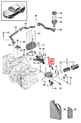 Genuine PORSCHE 718 Boxster Cayman 982 Retainer Bracket 9A210734400 | eBay