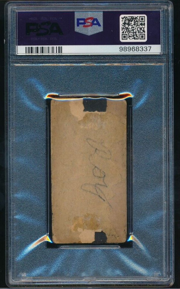 1887 N172 Old Judge George Haddock hands neck high Washington PSA 1 MK ...