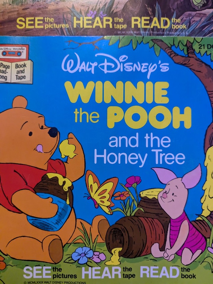 Disney Winnie the Pooh Fox & the Hound Pinocchio Cassette Tape Read ...