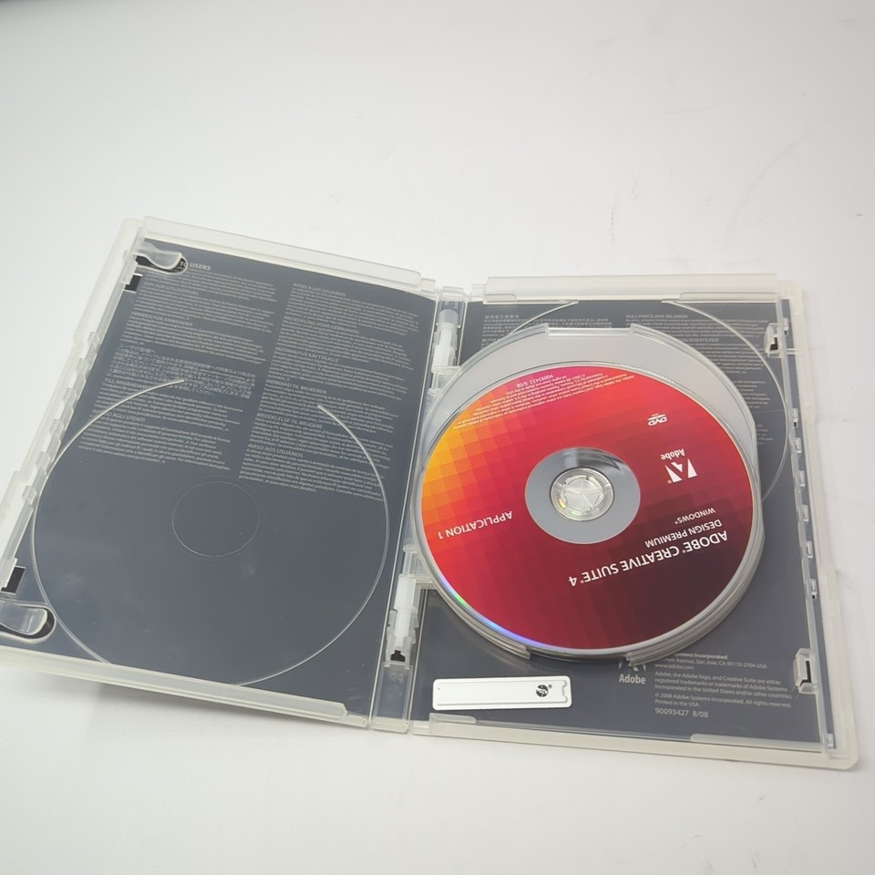 Adobe Creative Suite 4 (CS4) Design Premium for Windows PC Full Retail ...