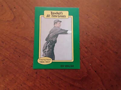 1987 Ed Walsh 1904 - 1917 Baseball All time Greats | eBay