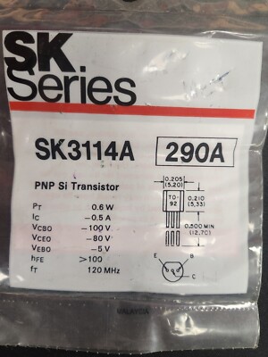 SK Series SK3114A PNP Si Transistor | eBay