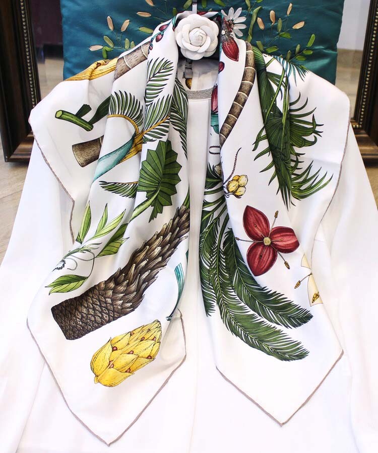 Women's Scarf Silk felling Square Head Scarfs 35"*35"(120 Styles) SHIP ...