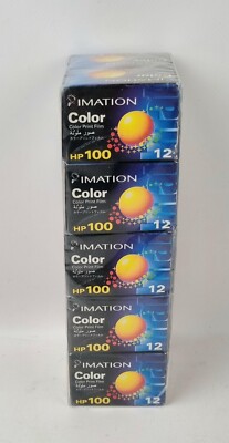 IMATION 10x Rouleaux de 12 Expositions Color HP 100 ISO 100/21 Expiré ...