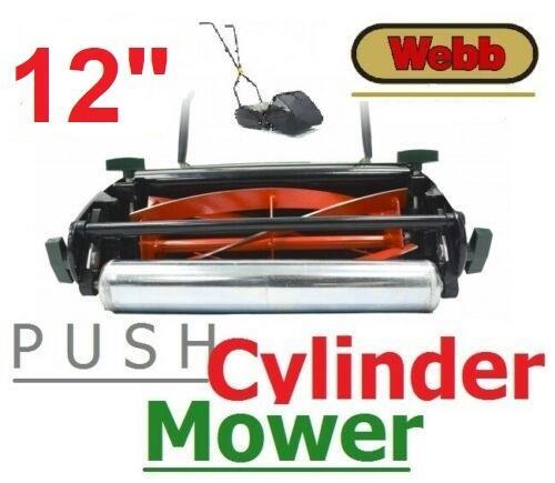 Webb Hand Mowers Rear Roller Push Cylinder Mower WEH12R | eBay