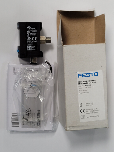 FESTO Spau-b11r-t-g18m-l-pnlk-pnvba-m12d+G 8001200 Pressure Sensor ...