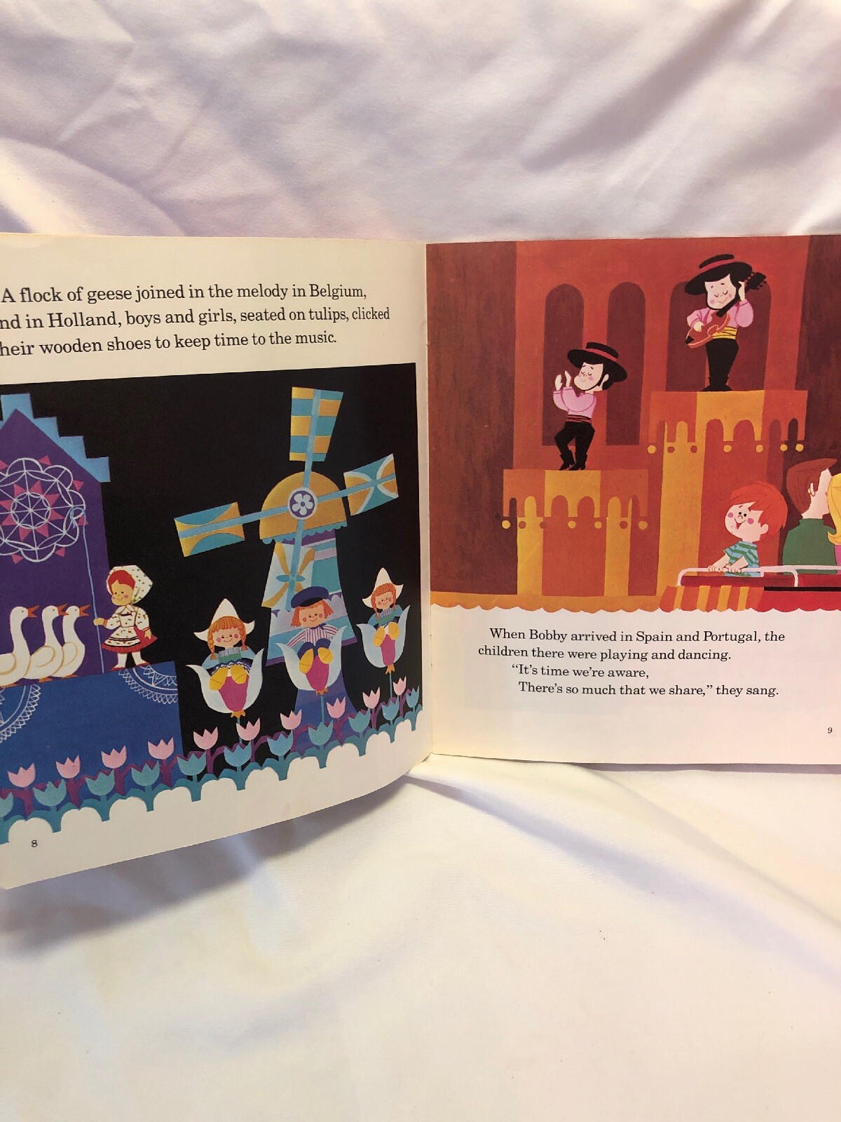 1990 Read a long Disney "it's a small world' *BOOK ONLY* | eBay