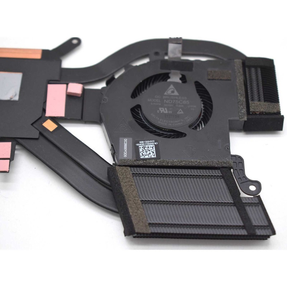 For Dell Alienware X14 CPU GPU Cooling Heatsink Fan 0N2MWW 0005GP TJGG6 ...