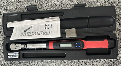 Snap-on TECH2FR100 3/8" Drive Electronic Flex-Head Torque Wrench 5-100 ...