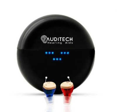 Auditech Stealth Pro Hearing Aids AHA-SP-421 | eBay