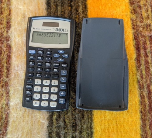 texas instrument calculator ti-30x iis blue PreOwned FREE SHIPPING | eBay