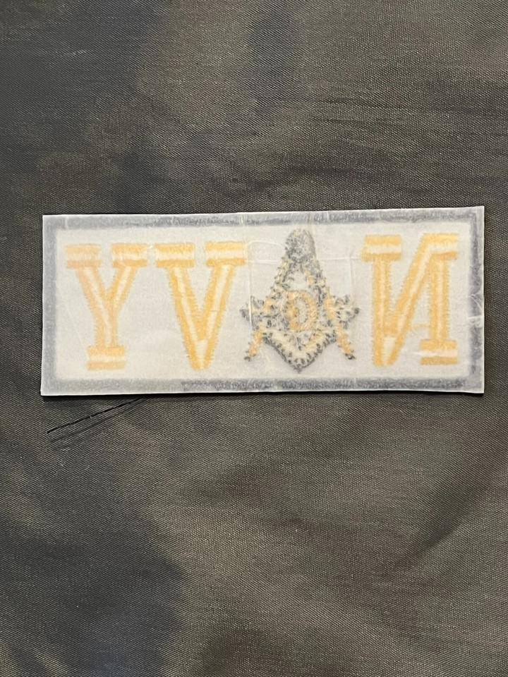 Masonic Navy Square Compass Blue Patch Iron Sew Freemason Fraternity ...