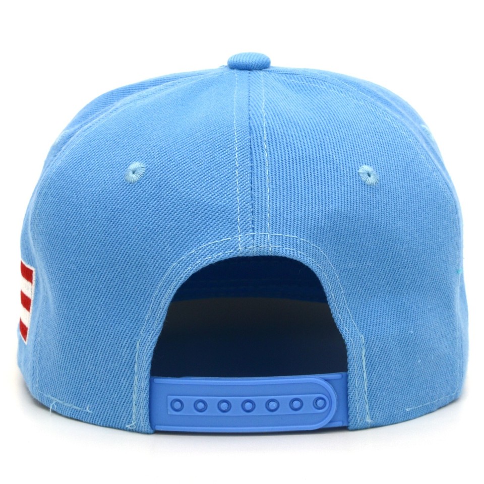 Puerto Rico PR Upside Down Snap back Hat Flag 3D Flat Bill Rico ...