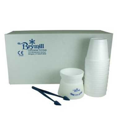 Brymill Cryosurgical Tweezers w/ Delrin Cup Holder and 10 Foam Cups ...