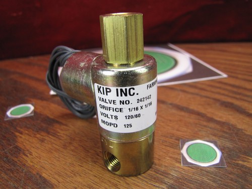 Kip Solenoid Valve 120v 7w Orifice 1/16x1/16 MOPD 125 # 242142 | eBay