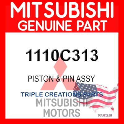 Genuine Mitsubishi 1110C313 Piston & Pin Assy OEM | eBay