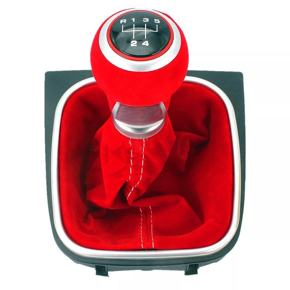 5 Speed Gear Shift Knob With Boot For VW Jetta 6 MK6 2011 2012 2013 ...