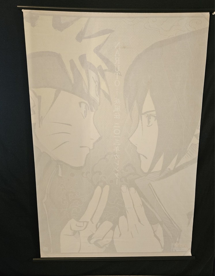 Naruto Sasuke Uchihaand Naruto Uzukami Anime Manga Flag Banner Wall ...