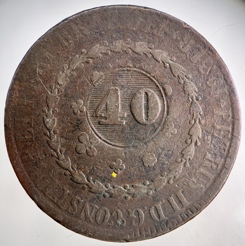 1831 Brazil 40 Reis Coin | Collectable Grade | eBay