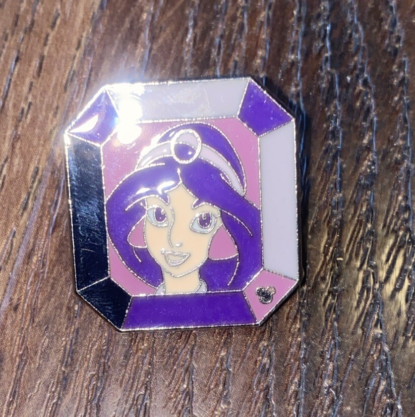 Hidden Mickey Cast Lanyard Series Princess Gems Jasmine Disney Pin | eBay