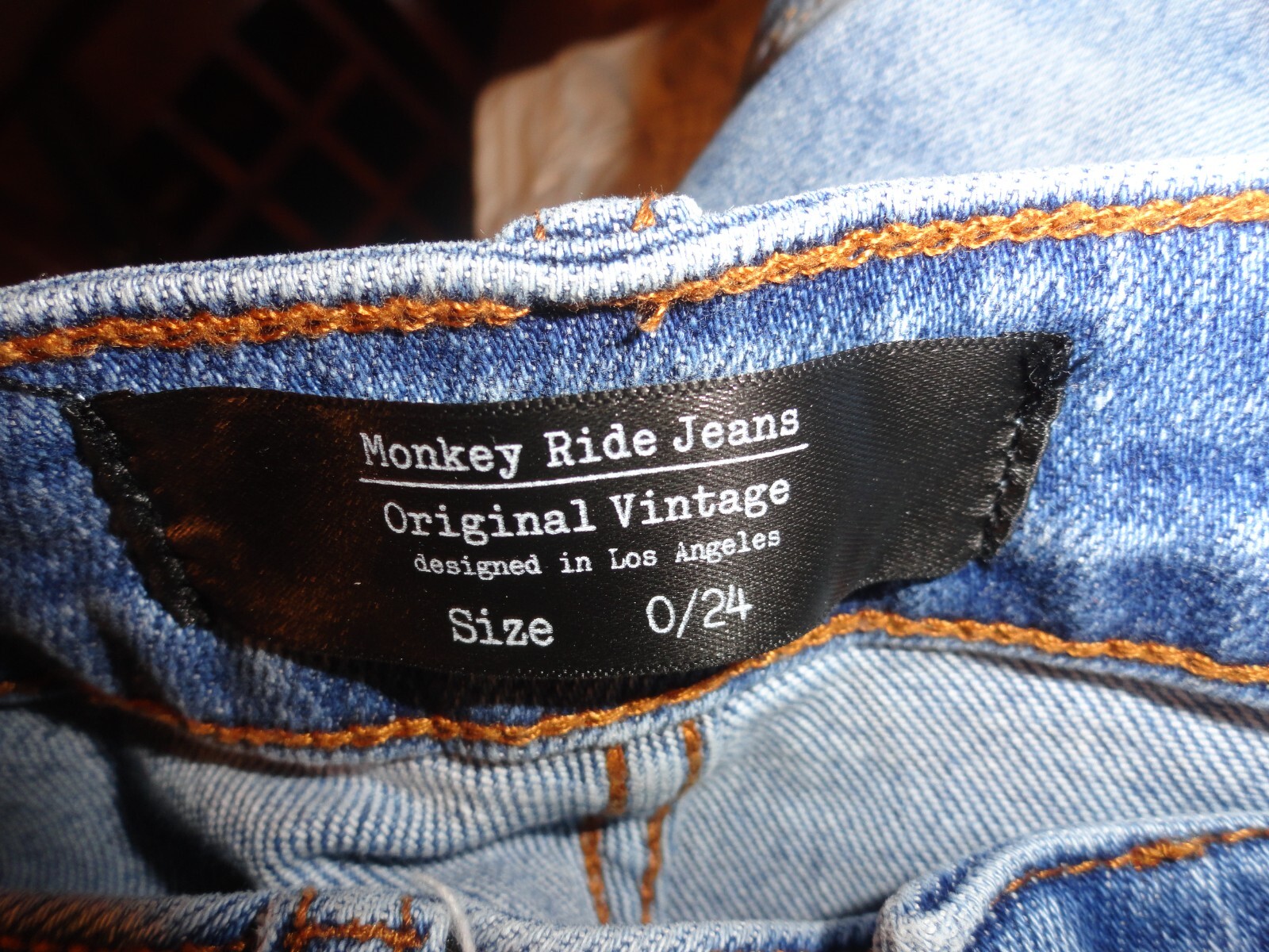 Women's Monkey Ride Original Vintage Jeans Size 0/24 … - Gem