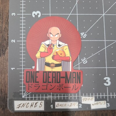 One Punch Man Humor Sticker For Guitar Skateboard Mat106 | eBay