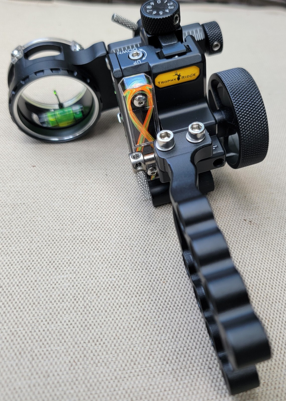 New Trophy Ridge React One Pro Bow Sight | Single Pin | .019 | Right ...