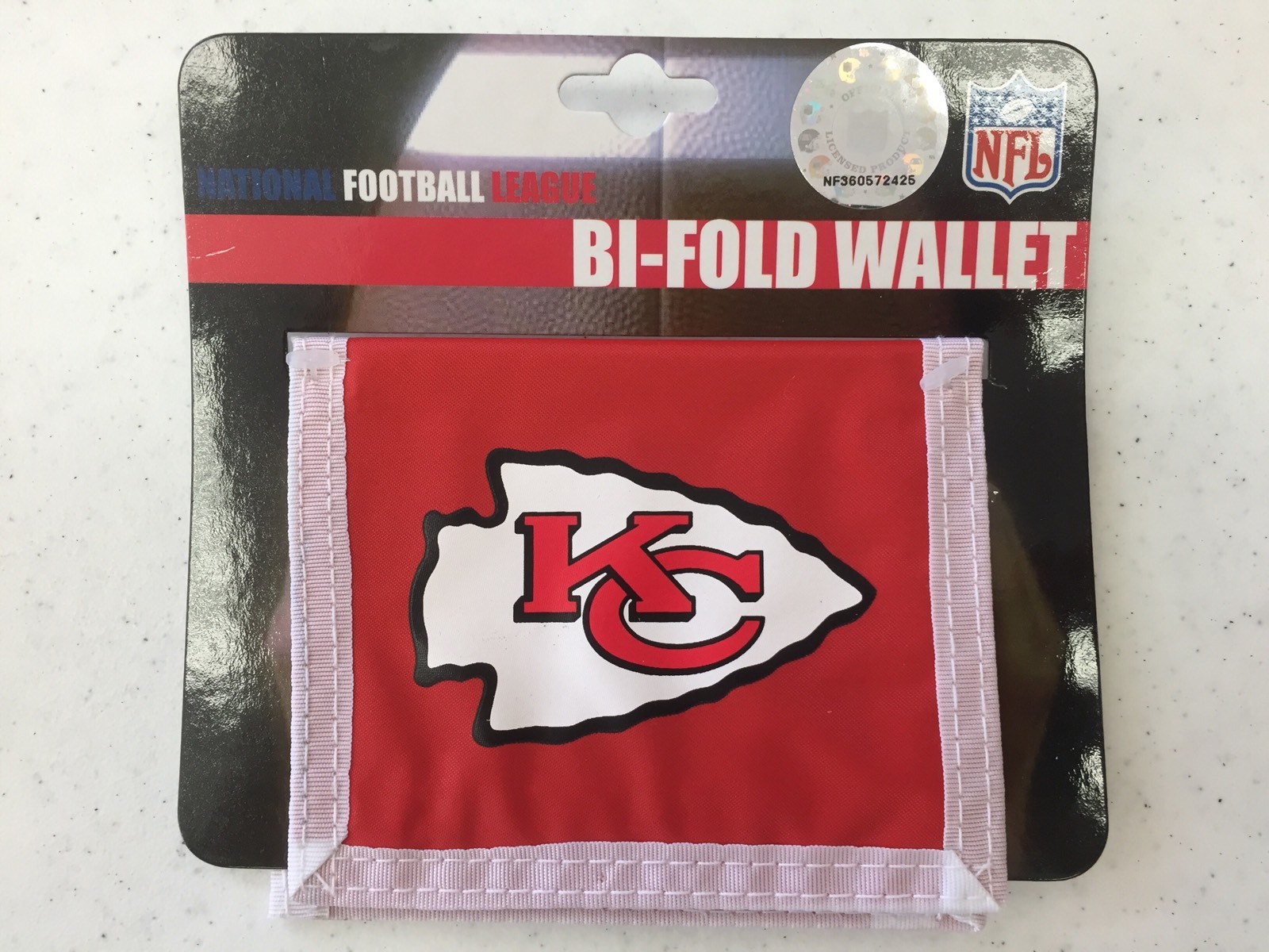 Kansas City Chiefs Team Logo Nylon Bifold Wallet | eBay