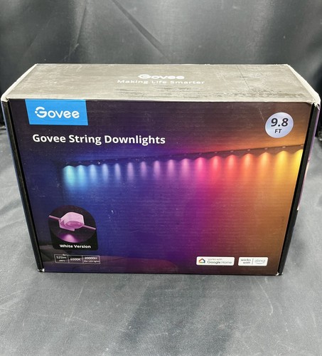 Govee RGBIC String Downlights Smart LED String 15 Lights 9.8 Ft H608B ...