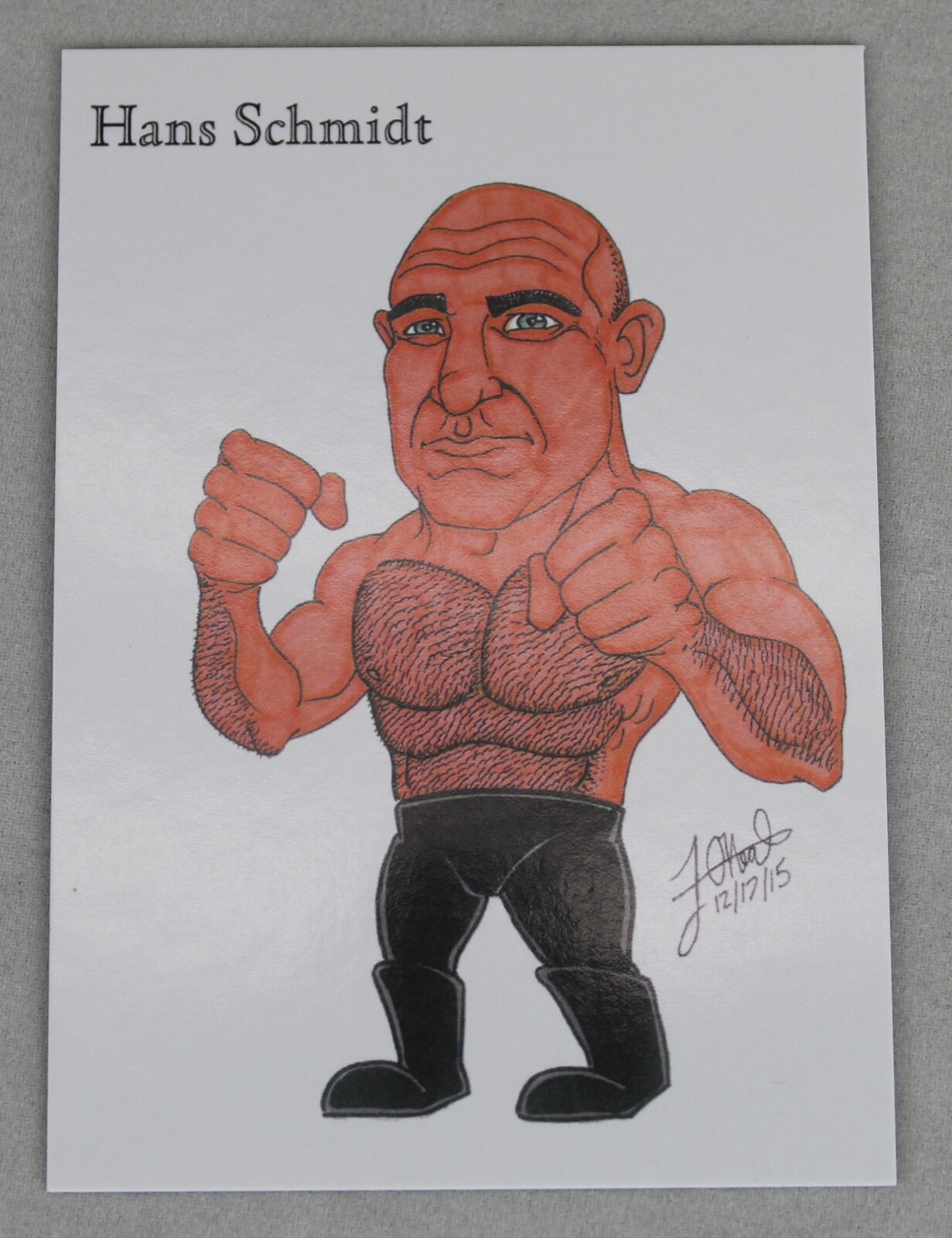 Hans Schmidt Pro Wrestling Hall Of Fame 2016 Trading Card NWA WWE WCW ...