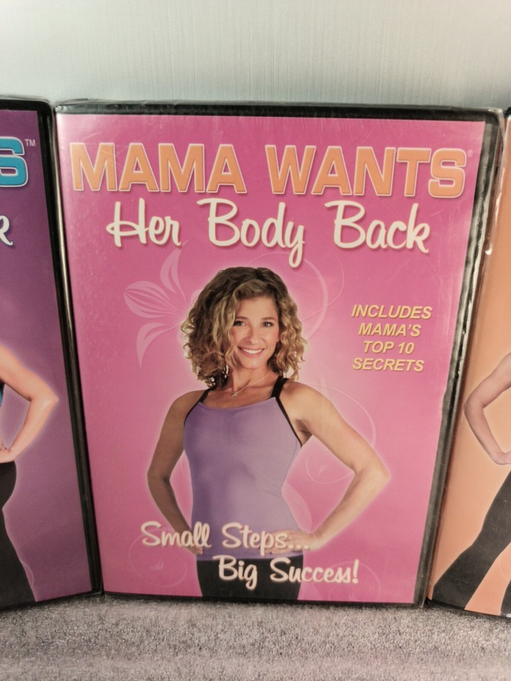 3 LOT OF MAMA WANTS HER BODY BACK DVDS Lisa Druxman NEW SEALED | eBay
