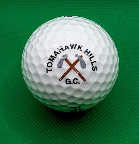 Tomahawk Hills Golf Course logo golf ball (Shawnee, Kansas) | eBay