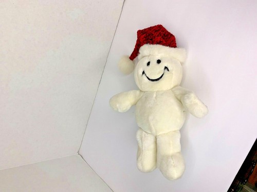 Mty Intl White Plush Giggle Santa hat Stuffed 12 in Toy Wiggle Smily ...