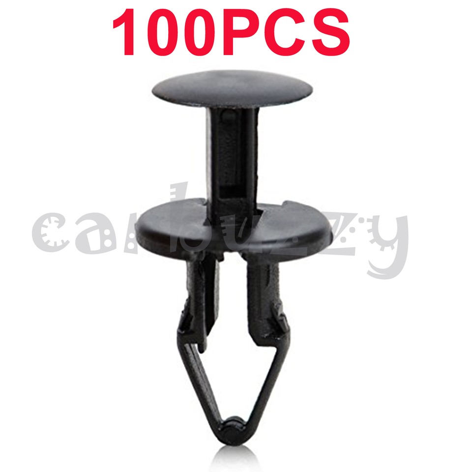 100 Fender Liner Clip Flares Retainer Push-Type Fastener For GMC For GM ...