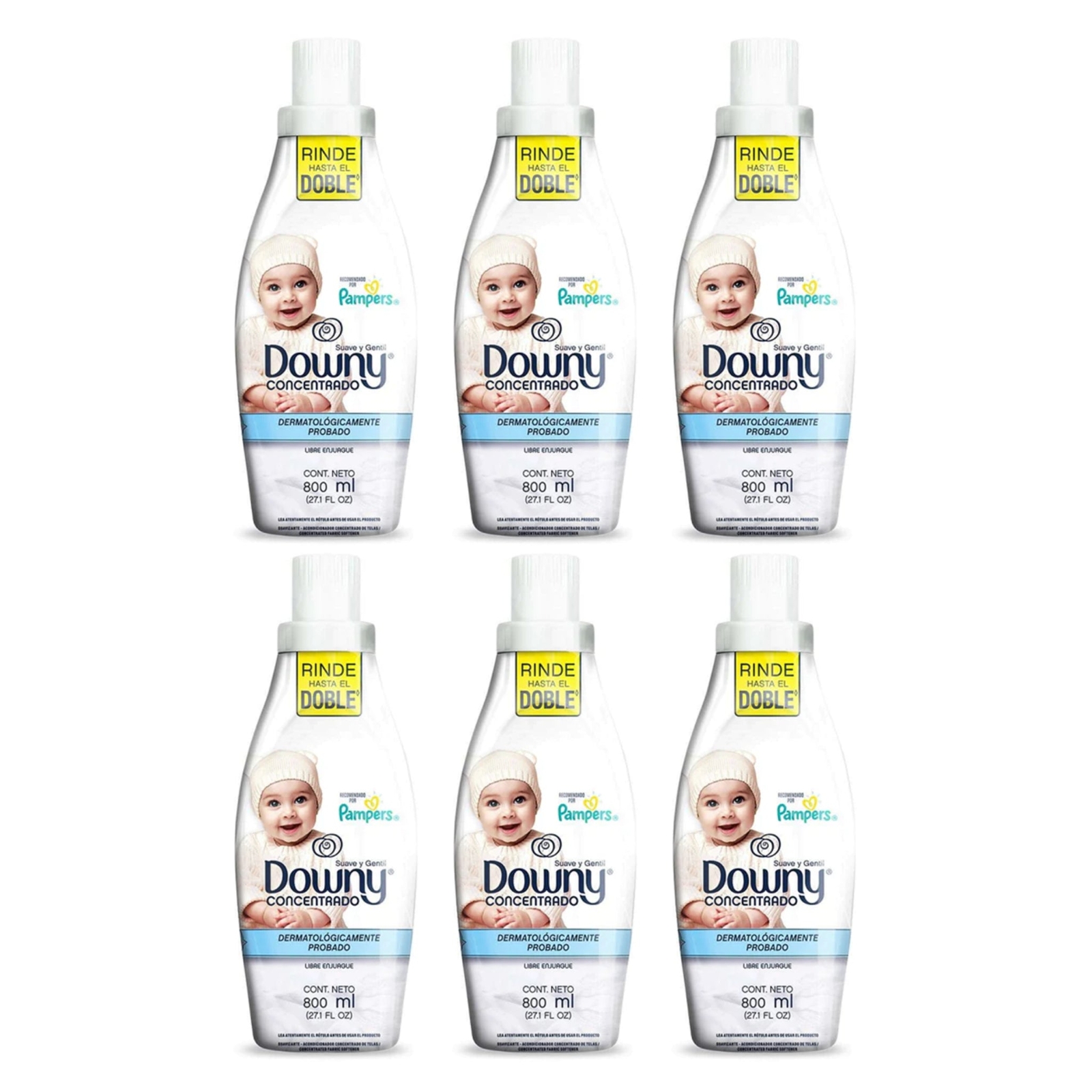 Downy Baby Fabric Softener - Suave y Gentil, 800ml (Pack of 6) | eBay