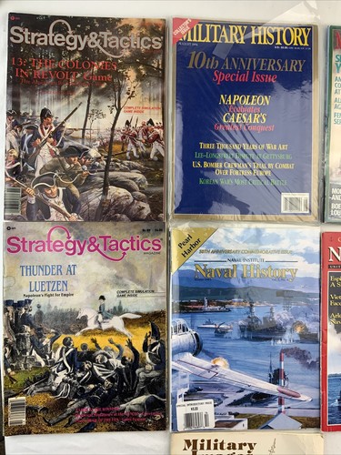 Lot of 7 Misc Naval & Military History Strategy & Tactics Images ...