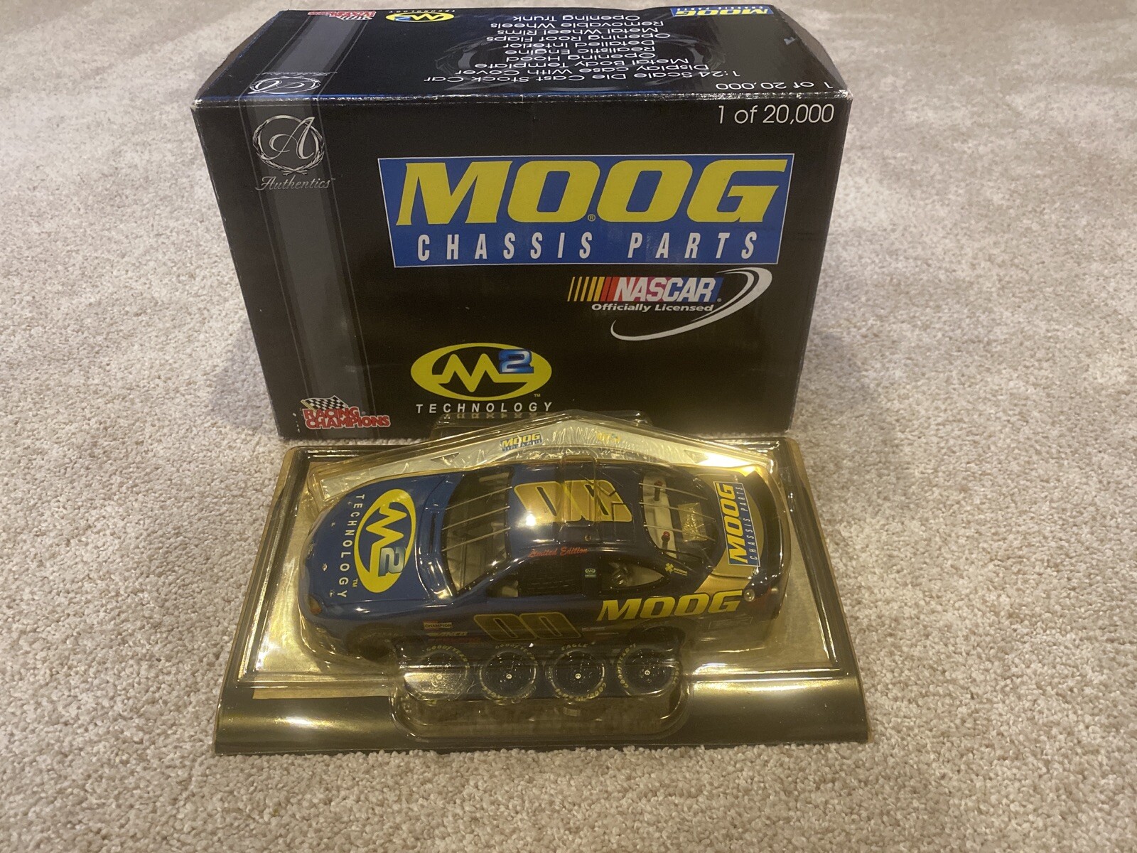 Racing Champions Moog M2 Nascar Ford Taurus #00 1/24. New In Case and ...